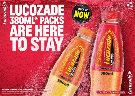 Standard Non Price Marked Lucozade 380ml Packs Are Here To Stay Neighbourhood Retailer