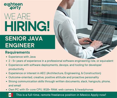 1840 And Company On Linkedin Seniorengineer Java Freelancer