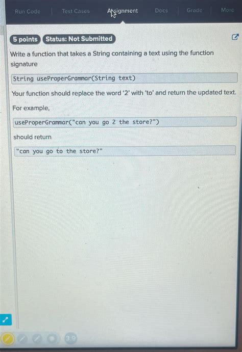 3812 Fixing Grammar Basic Java Rcodehs