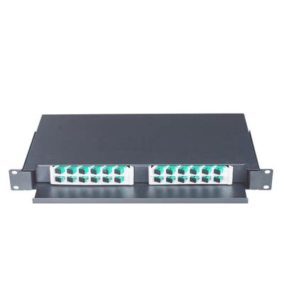 SC APC SC UPC Rack Mounted Fiber Optic Patch Panel With Slide Type