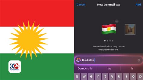 ئیمۆجیی ئاڵای کوردستان بۆ بەشێک لە ئایفۆنەکان زیاد کرا