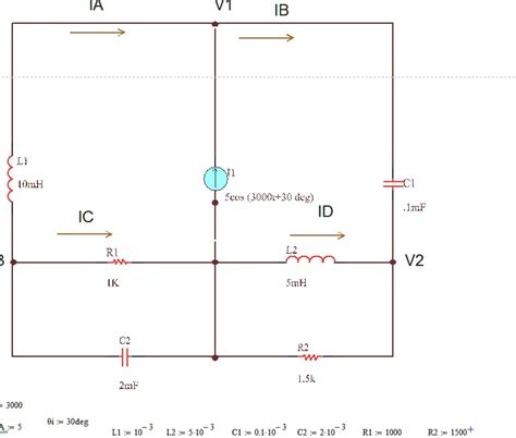Video Solution Find Currents Ia Ib Ic And Id Using Nodal Analysis