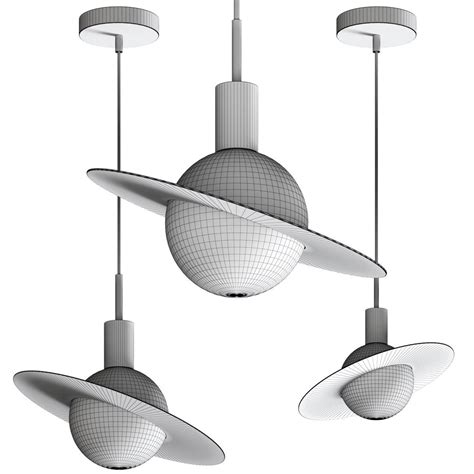 Saturne Cvl Luminaires Pendant Lamp 3d Model Cgtrader