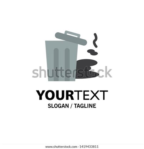 Environment Garbage Pollution Trash Business Logo Stock Vector Royalty