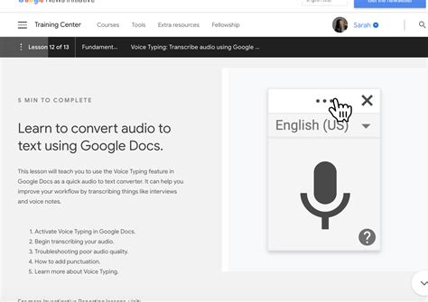 Voice Typing Transcribe Audio Using Google Docs Google News Initiative