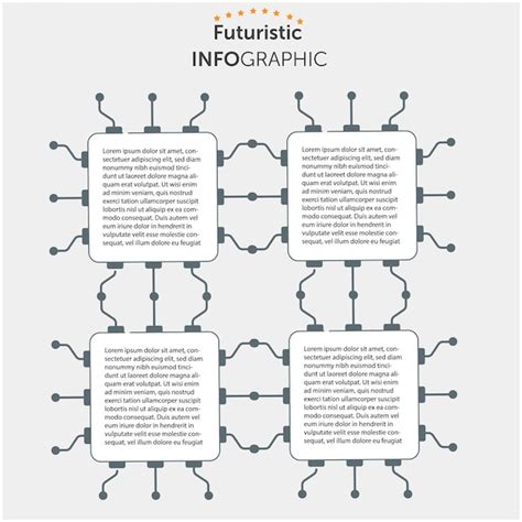 Premium Vector Artificial Intelligence Infographic 4 Options Diagram