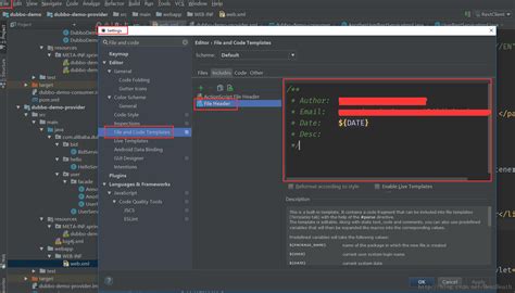 Idea 中设置 File Header 以及自定义类、方法注释模板的方法idea File Head Csdn博客 Idea 中设置 File Header 以及自定义类、方法注释模板的方法idea File Head Csdn博客