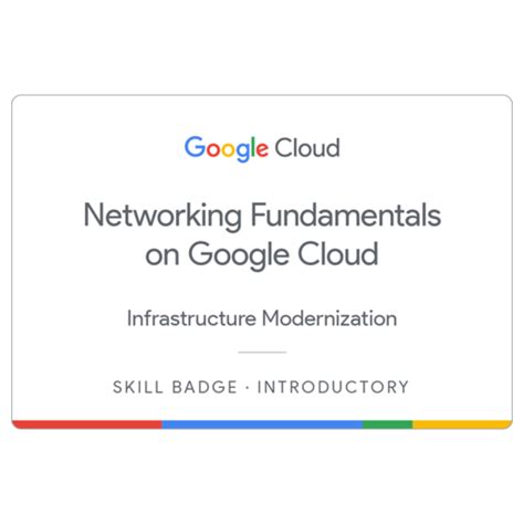 Networking Fundamentals On Google Cloud Skill Badge Credly