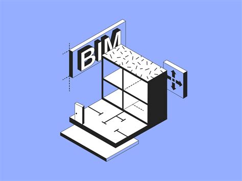 Isometric Ullustration Revit By Katerina Kravchuk On Dribbble