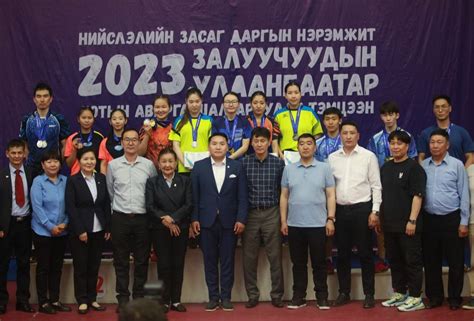 Улаанбаатар хотын аварга шалгаруулах ширээний теннисний тэмцээн боллоо
