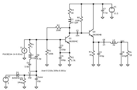 1 LTSpice Schematic For The Local Oscillator Download Scientific Diagram