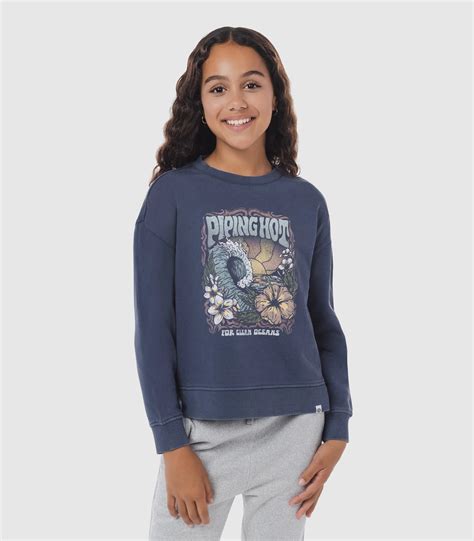 Piping Hot Fleece Graphic Print Jumper Target Australia