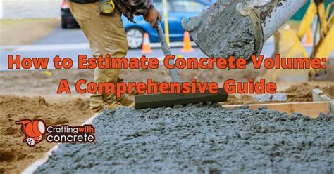 How To Estimate Concrete Volume