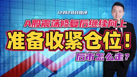 A股震荡修复后继续向上，且行且珍惜准备收紧仓位！后市怎么走？ Youtube