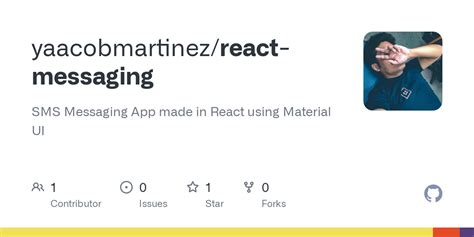 Github Yaacobmartinezreact Messaging Sms Messaging App Made In