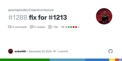Fix For 1213 By Aniket691 · Pull Request 1288 · Jasontaylordev