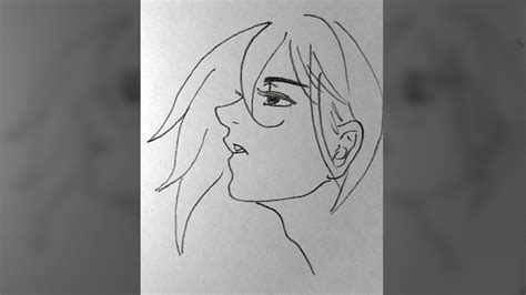 Как нарисовать мужское АНИМЕ ЛИЦО Арт для срисовки карандашом Youtube