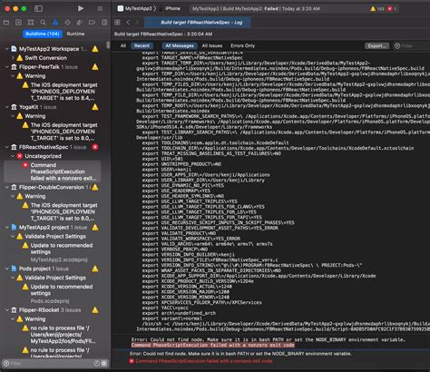 Error In Cocoa Pods While Creating A New Project In RN Issue Facebook React