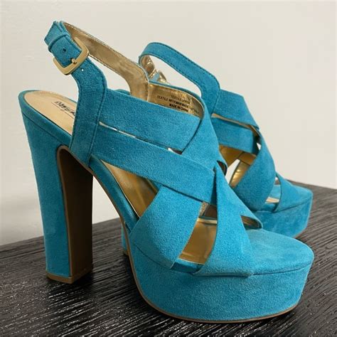 Mossimo Supply Co Shoes Mossimo Petene Turquoise Platform Chunky