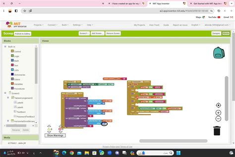 I Have Created An App For My Iot Project By Using Mit App Inventor It