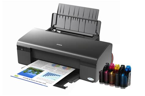 Epson Stylus C110 Inkjet Printer With CISS INKSYSTEM USA