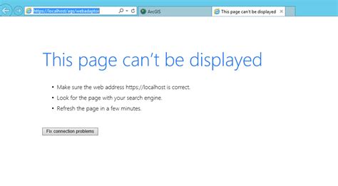 Web Adaptor 10 6 1 Cannot Be Reached For Configura Esri Community