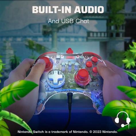 Pdp Realmz Wired Led Light Up Pro Controller For Nintendo Switch Oled