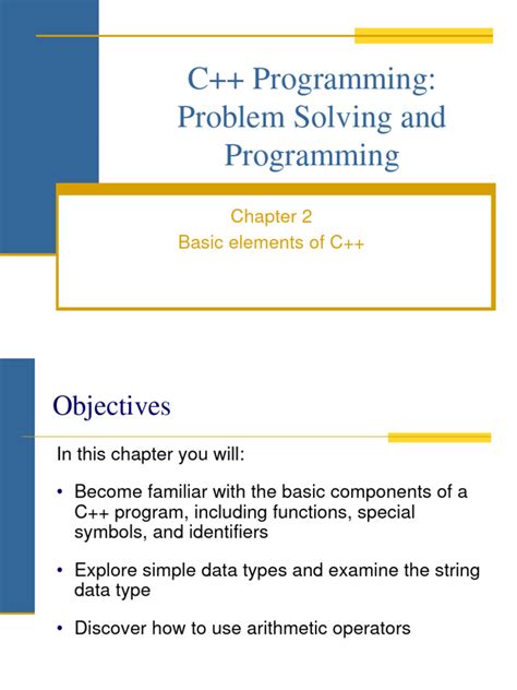 Chap02 Basic Elements Of C Download Free Pdf Computer Program