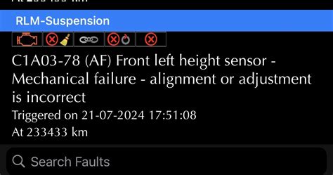 Suspension Fault Range Rovers Forum