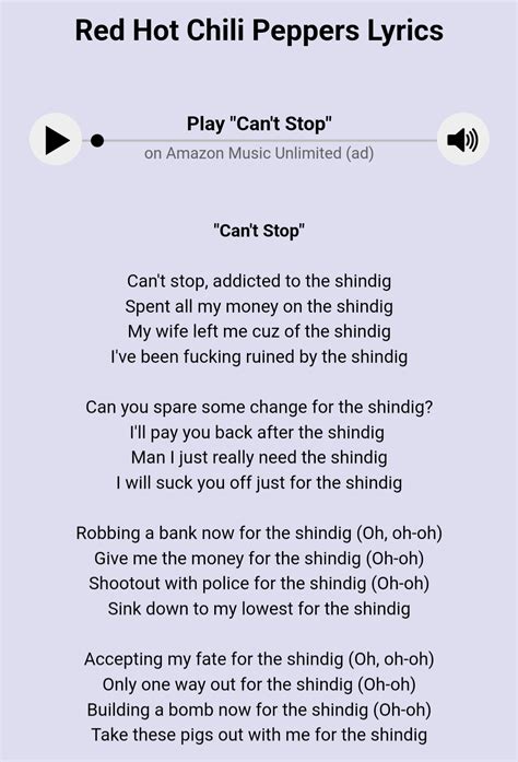 Red Hot Chili Peppers Cant Stop Rhelicopteraddict