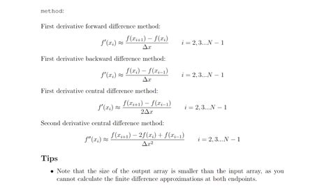 Solved 1 Finite Difference Basics 11 Finite Difference