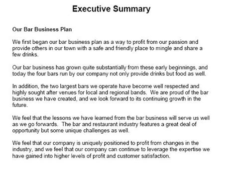 How Long Should Executive Summary