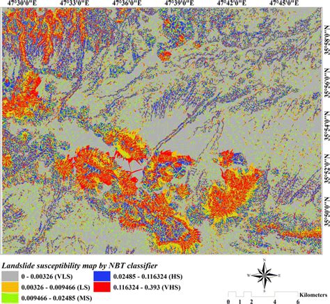 Landslide Susceptibility Mapping By Nbt Classifier Of Bijar Kurdistan Download Scientific
