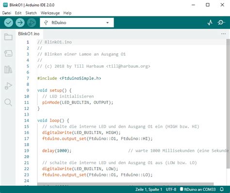 ftDuino Arduino für fischertechnik