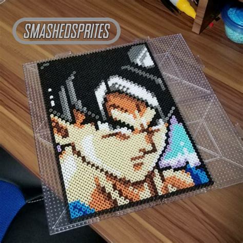 Goku Super Saiyan Dragon Ball Perler Beads Pixel Art Dragon Ball