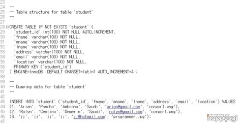 Add Edit Delete With Data Table Using Php Mysql Code Happycgi