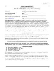 2018 09 PSYC210 Syllabus Burnaby 1 Pdf PSYC 210 1 2 SIMON FRASER