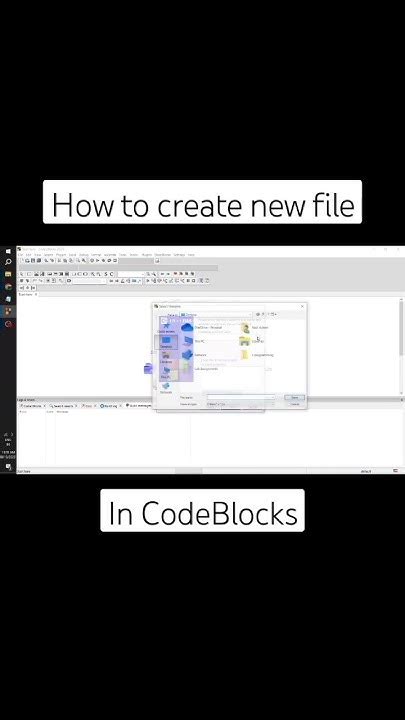 Create A New File In Codeblocks। Coding Code Technology Codeblocks 2023shorts Bangla