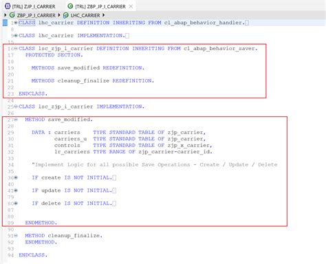 Abap Restful Application Programming Model 17 Managed With Unmanaged Save Discovering Abap