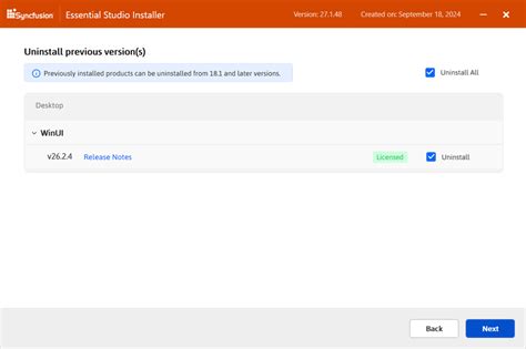 Installing Syncfusion Winui Web Installer Syncfusion