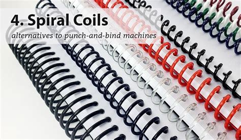 4 Alternatives To Punch And Bind Machines Rings Posts Notepads