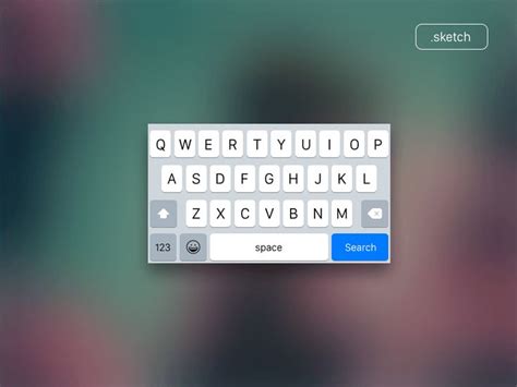 Ios Keyboard Sketch Freebie Download Free Resource For Sketch Sketch App Sources