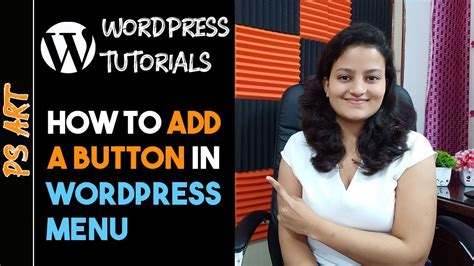 How To Add Button In Menu Bar In Wordpress How To Add Button To
