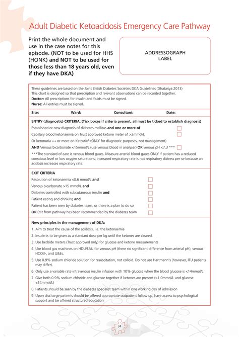 Management Of Diabetic Ketoacidosis DKA 2013 Guidelines Pdf