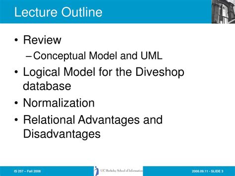 ppt database design logical models normalization and the relational model powerpoint