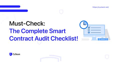 Must Check The Complete Smart Contract Audit Checklist