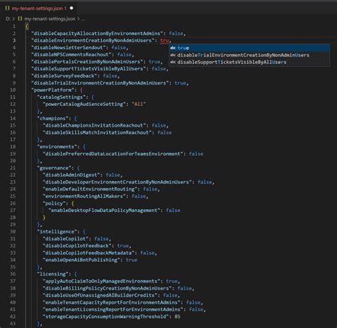 Power Platform Bulk Update ‘tenant Settings Using Power Platform Cli Rajeev Pentyala