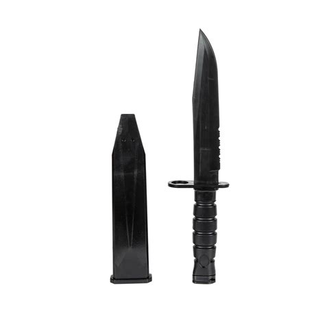 Baioneta De Antrenament Acm M9 Cauciuc Negru Dakka