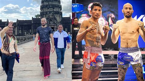 Dave Leduc The Myanmar Canadian Boxing Martial Artist Traveled To The Angkor Wat Temple After