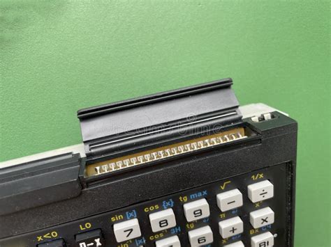Programmable Micro Calculator For Engineering Tasks Stock Image Image Of Programmable